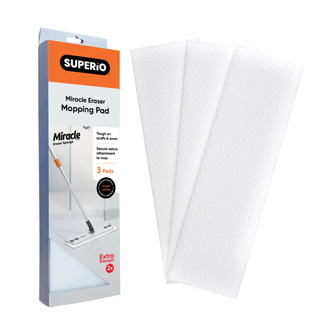 3-Pack Magic Eraser Mopping Pad – Superio – Mops