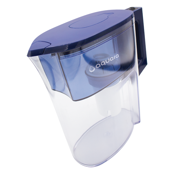 5 Cup Water Filter Pitcher - Blue – Aquara