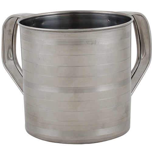 Stainless Steel Dual-Handle Wash Cup – Art Judaica